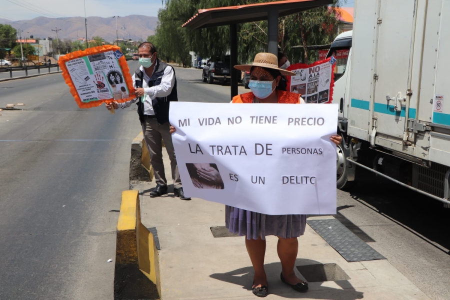 CAMPAÑA DE SENSIBILIZACIÓN CONTRA LA TRATA Y TRÁFICO DE PERSONAS LLEGÓ ...