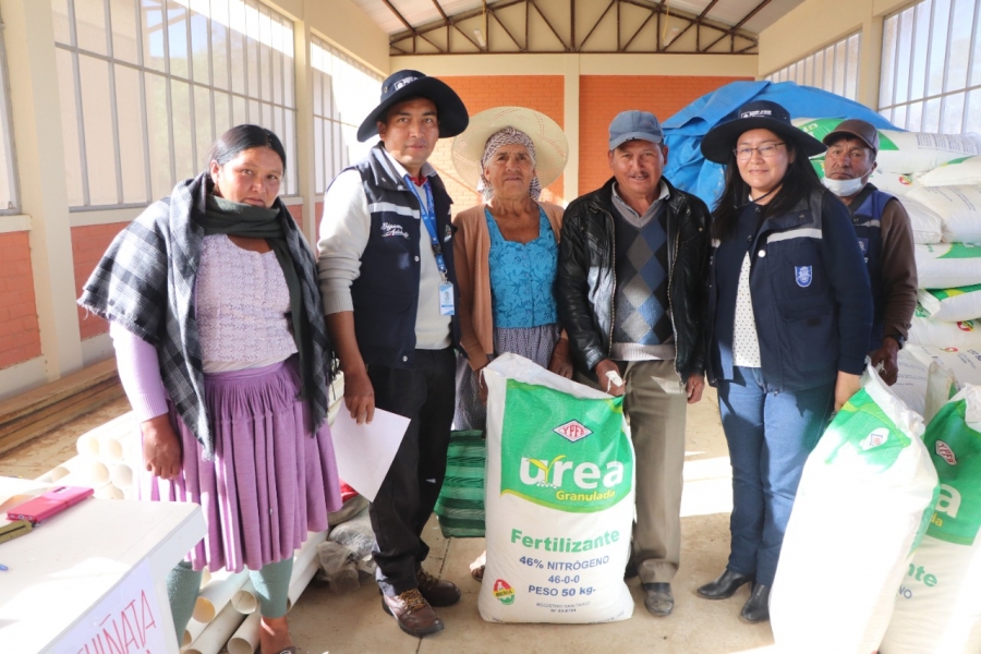 ENTREGAN SEMILLAS DE HABA Y UREA A PRODUCTORES AFECTADOS POR GRANIZADAS ...